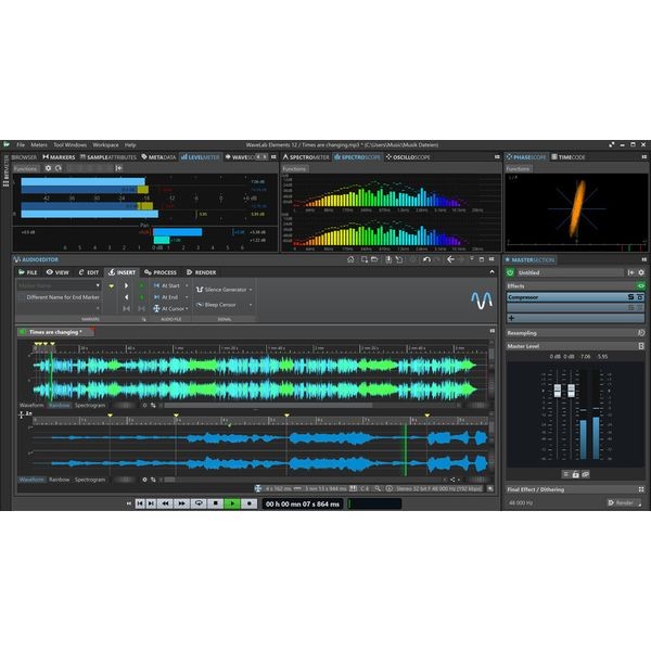 Steinberg Wavelab Pro 12 | Mastering / Editor Software