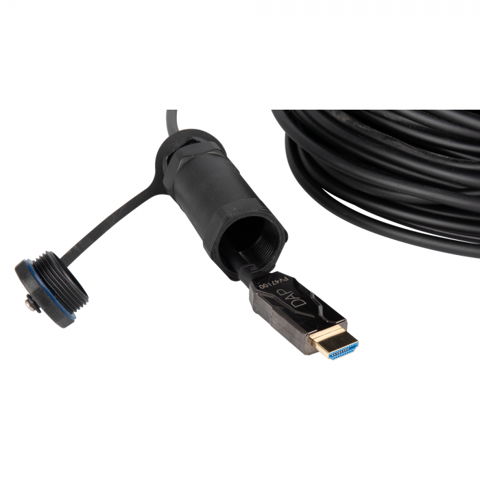 DAP Armoured HDMI 2.1 AOC 8K Fibre Cable 100 m | HDMI AOC Cables