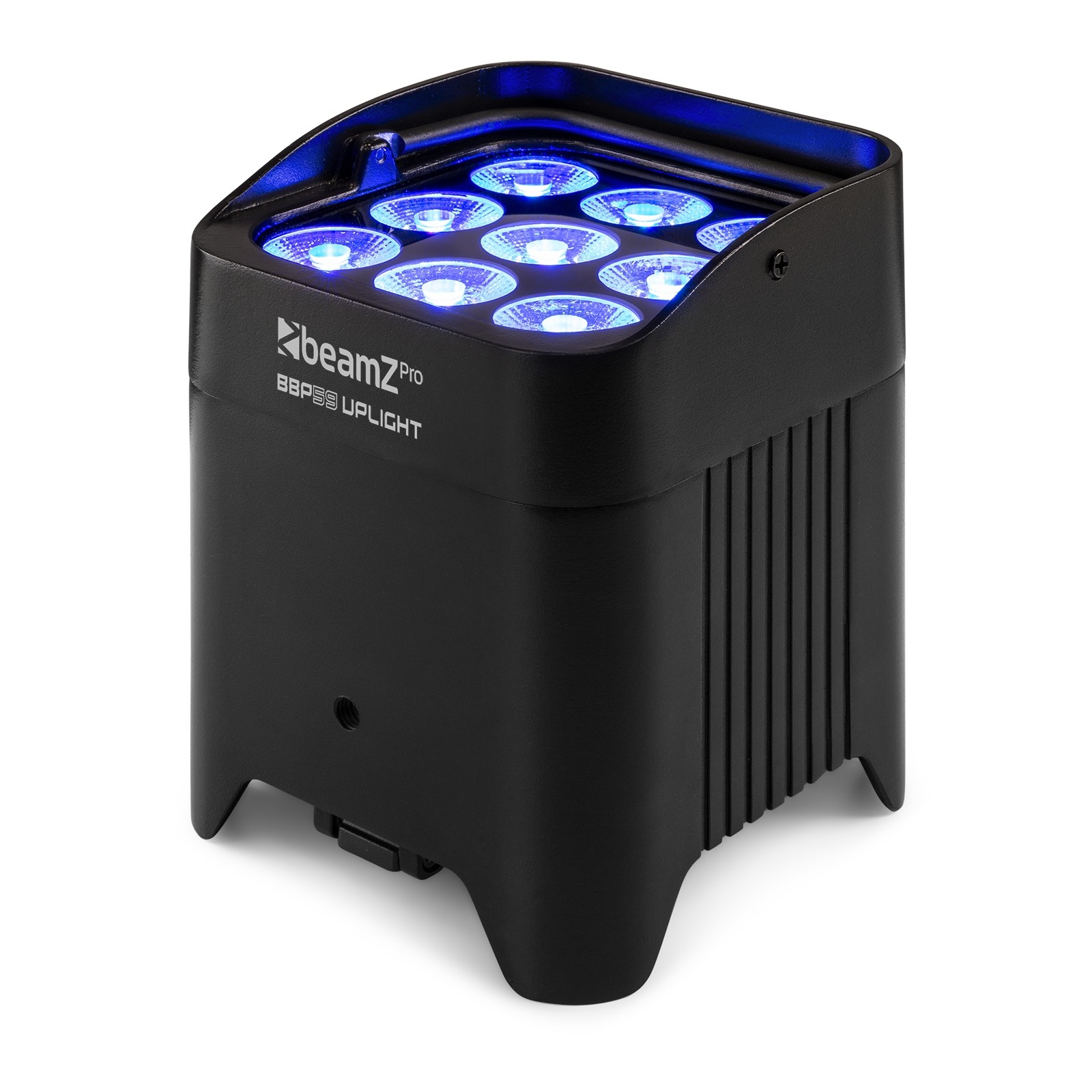 Beamz BBP59 Battery Uplight Par 9x 12W Outdoor | Fari LED a batteria