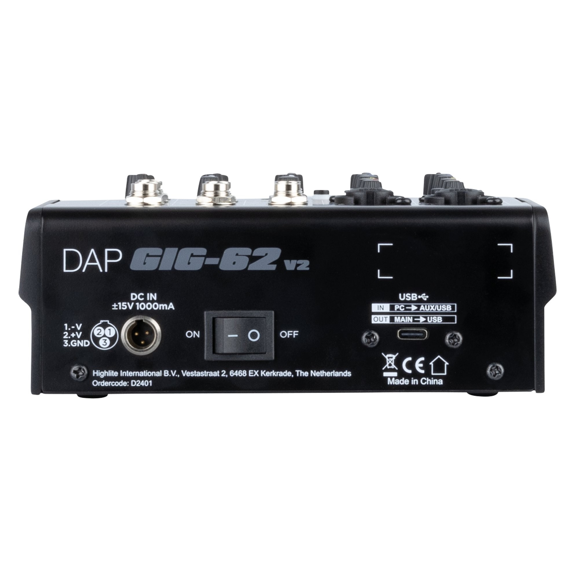 DAP GIG-62 V2 | Analog Mixer