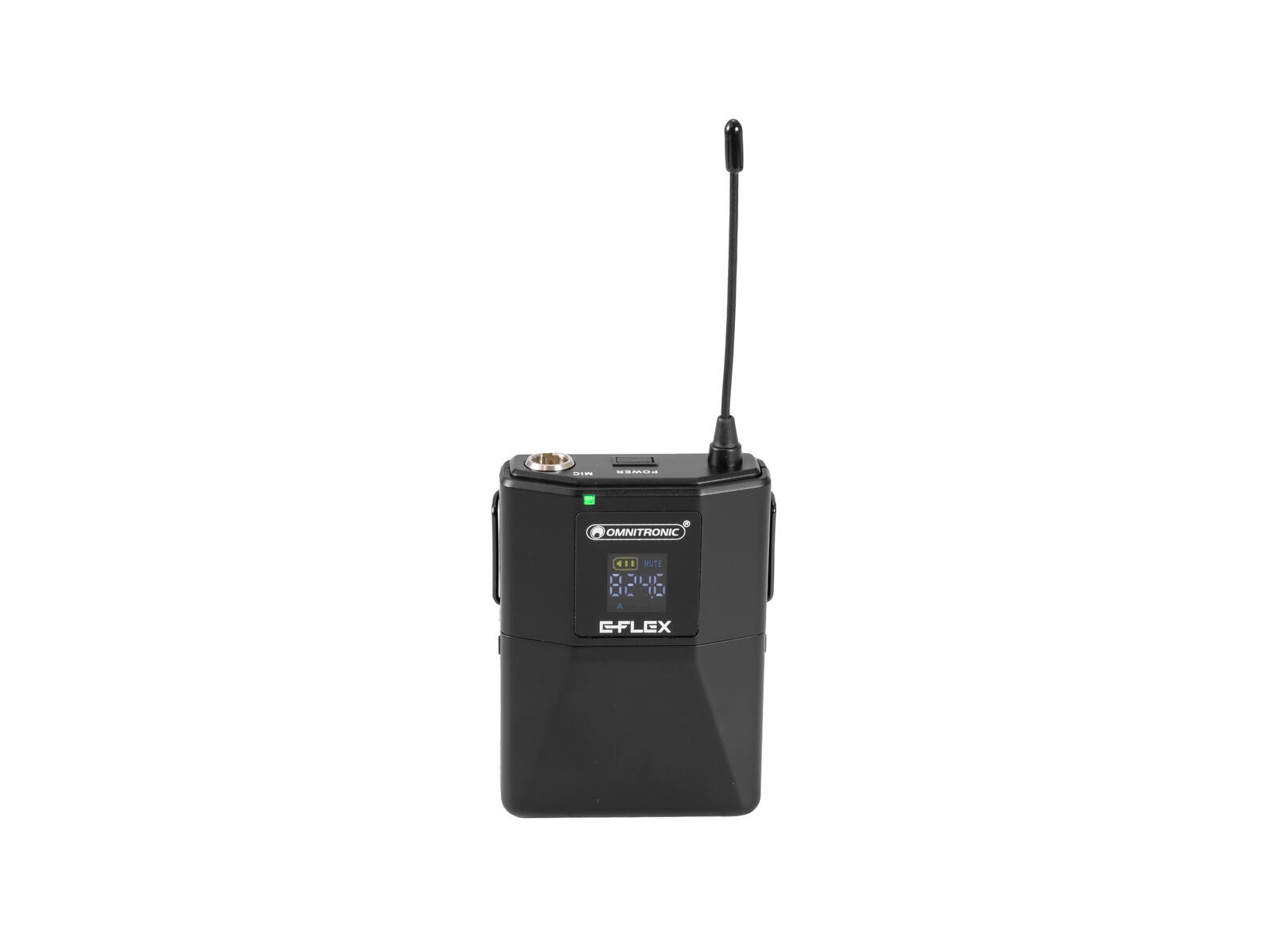 Omnitronic UHF E-FLEX Taschensender 823-832/863-865 MHz | Sender
