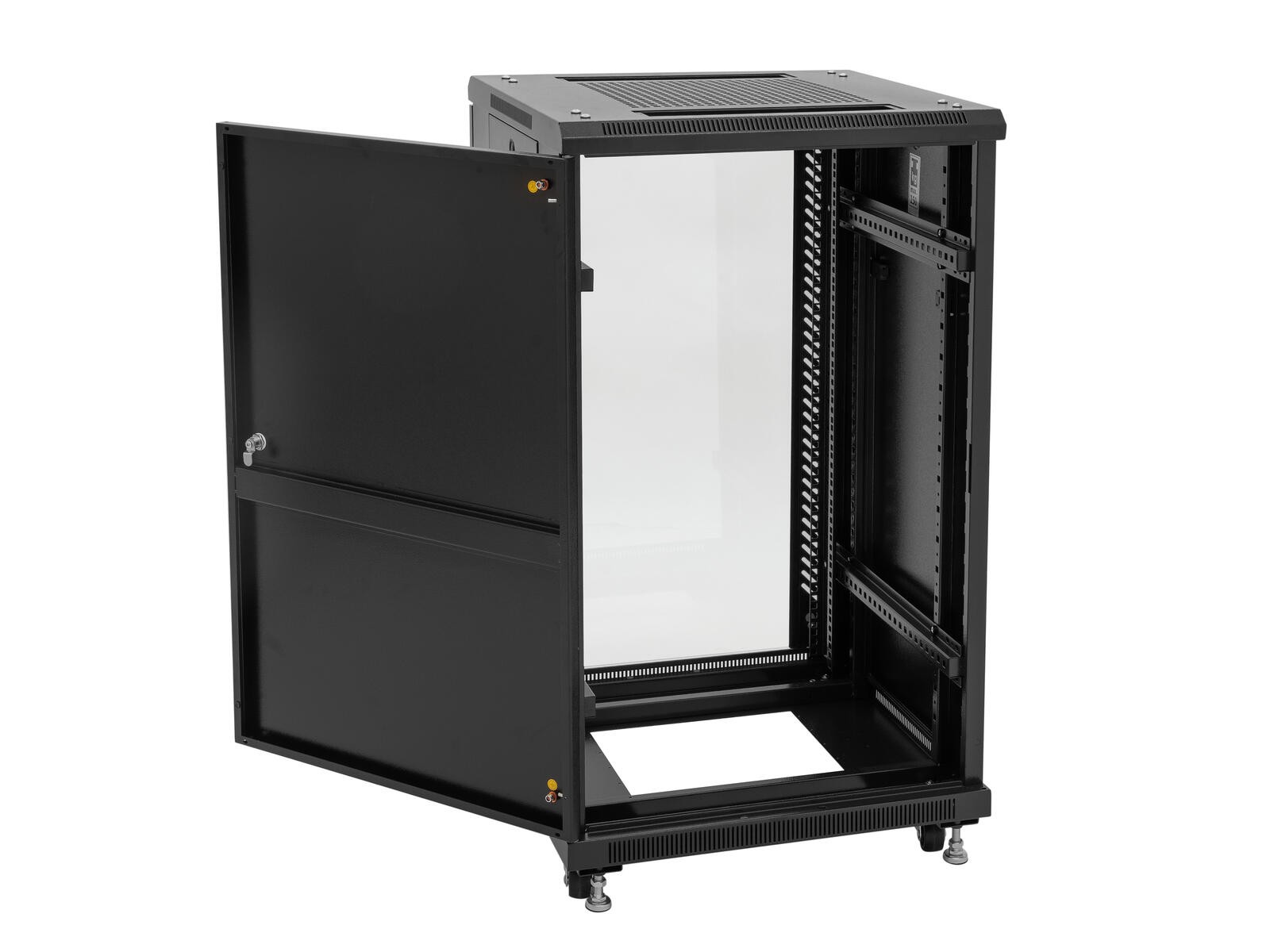 Roadinger SSC-16 Steel Cabinet with Glass Door 16U | 19" Racks