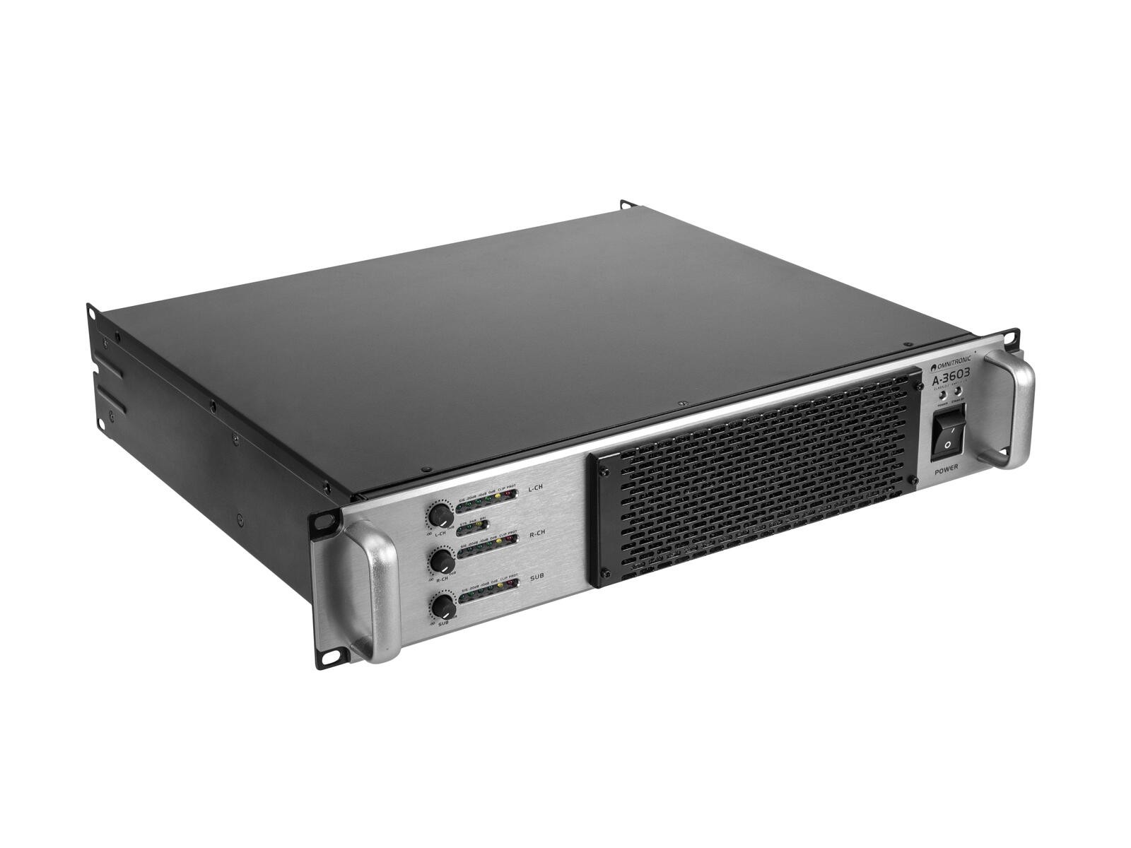Omnitronic Amplificatore A-3603 in classe D 2.1 | Amplificatori
