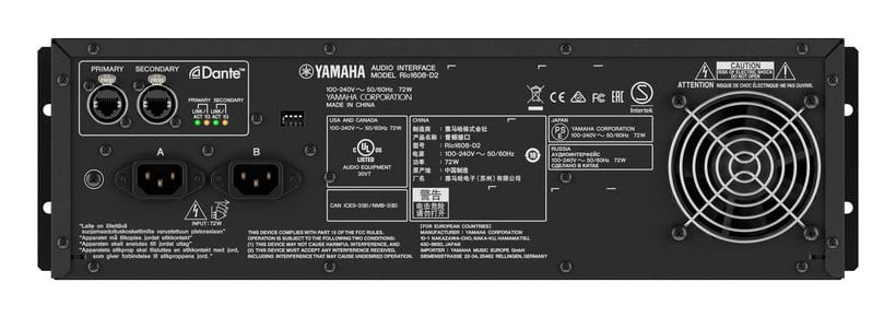 YAMAHA Rio1608-D2 | I/O Racks per mixer digitali